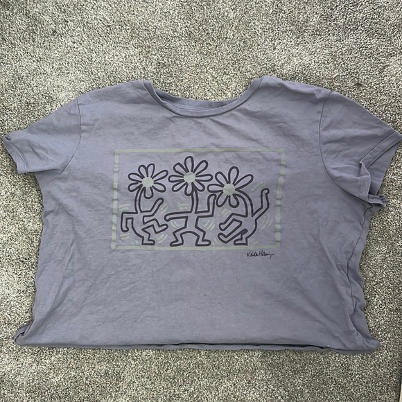 GAP | Tops | Keith Haring X Gap Shrunken Tee | Poshmark